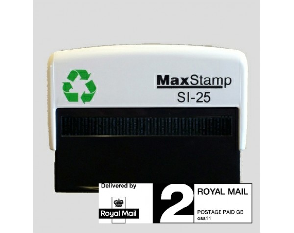 Maxstamp SI-25 Royal Mail PPI Rubber Stamp - 2nd Class